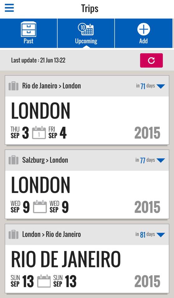 Dica: aplicativo Checkmytrip - Voando e Avaliando